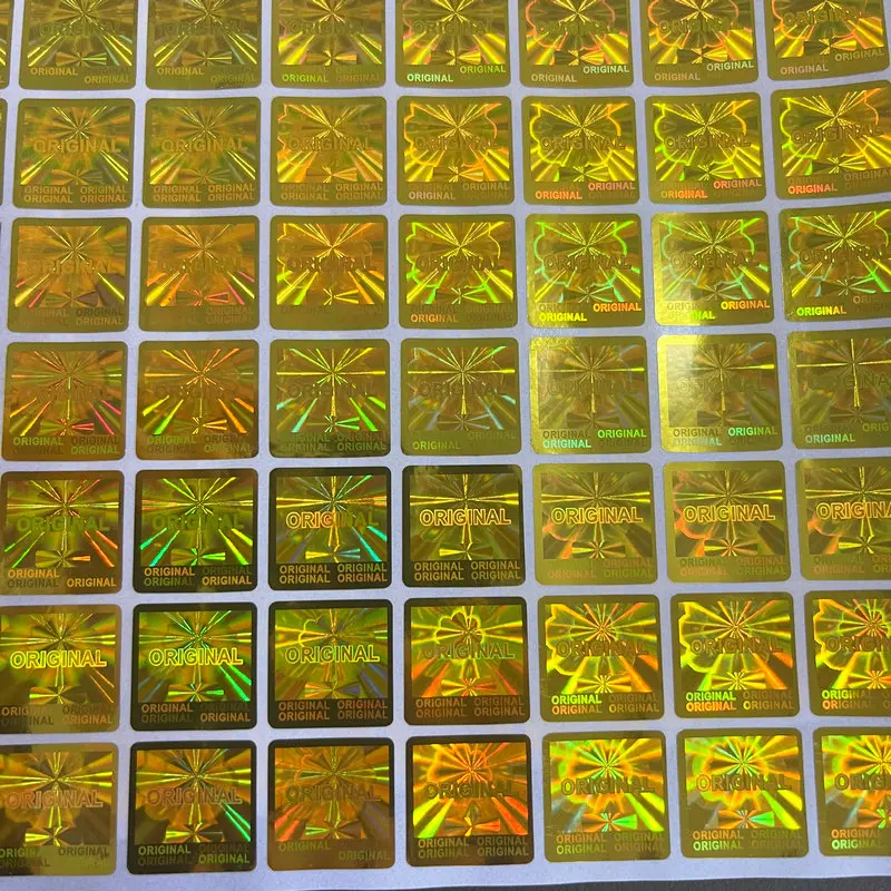 15X15mm Gold Sticker Original Warranty Clearance Sticker Tamper ...