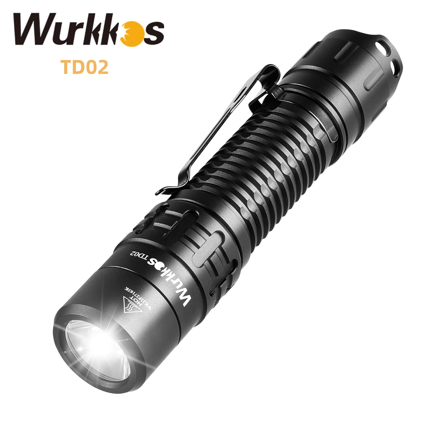 Wurkkos-TD02-Tactical-Flashlight-2000-Lumens-Pocket-Torch-Rechargeable ...