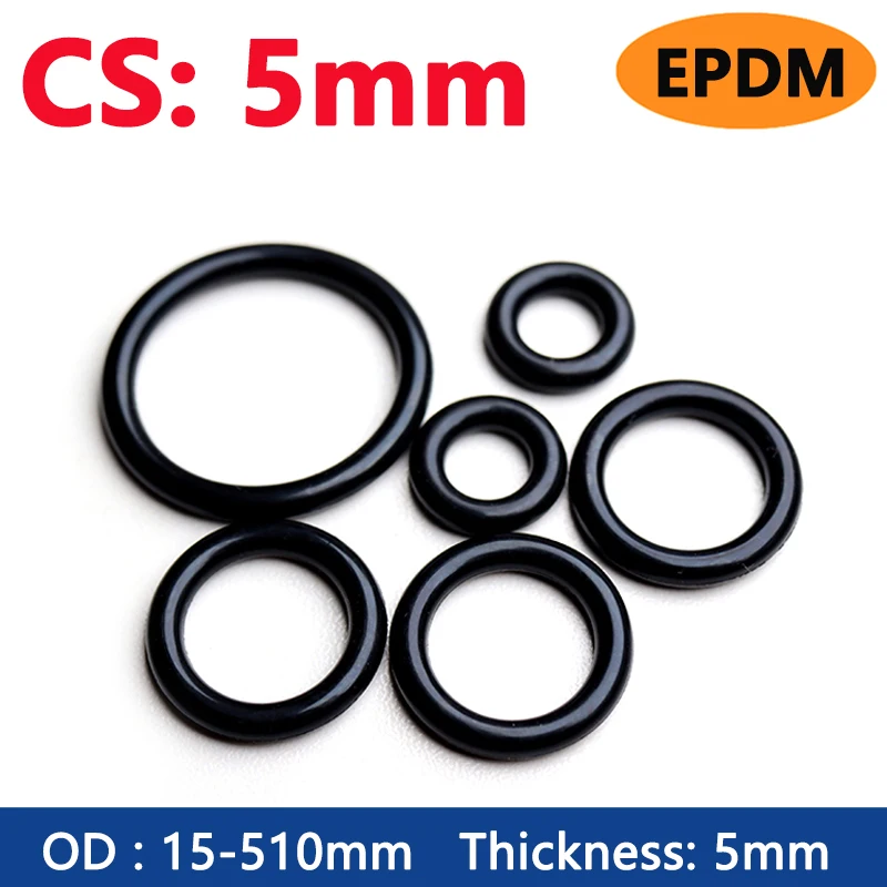 Thickness-CS-5mm-EPDM-Rubber-O-Ring-ID-5-500mm-OD-15-510mm-Acid-Alkali ...