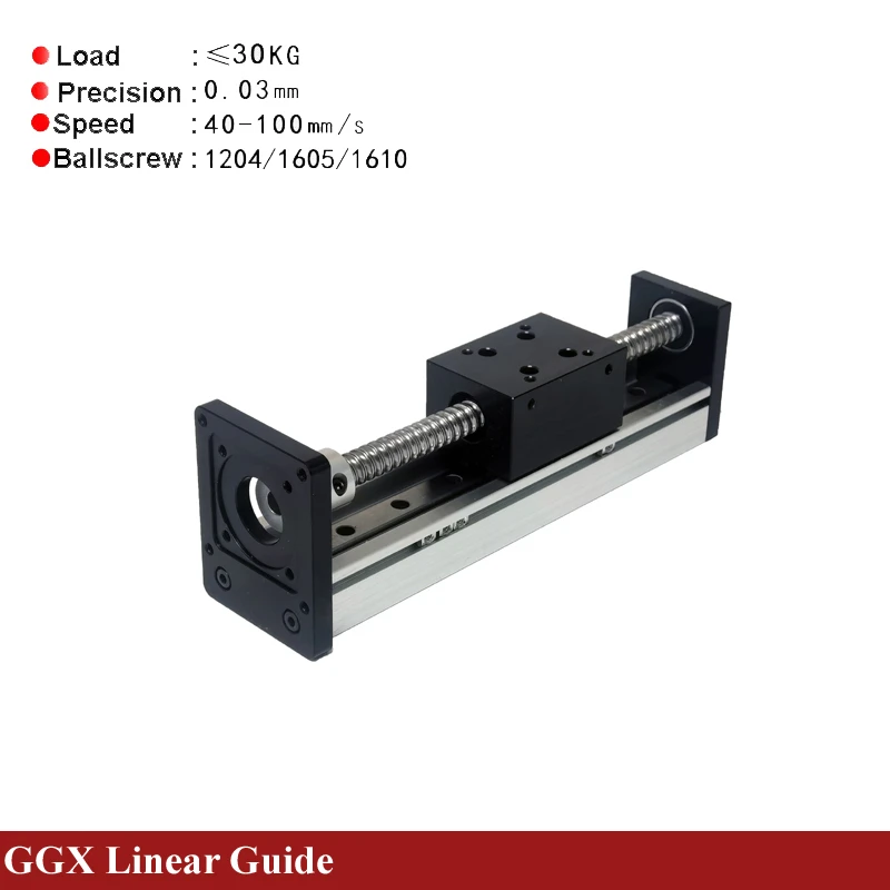 Free Shipped 50-300mm Effective Stroke Cnc Linear Guide Stage Rail Motion Slide Table Ball Screw ...