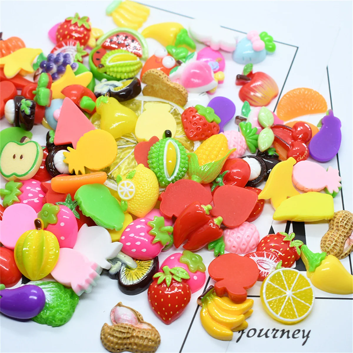 20pcs-Japanese-Fruits-Vegetables-Nail-Art-Charms-3D-Colorful-Kawaii ...