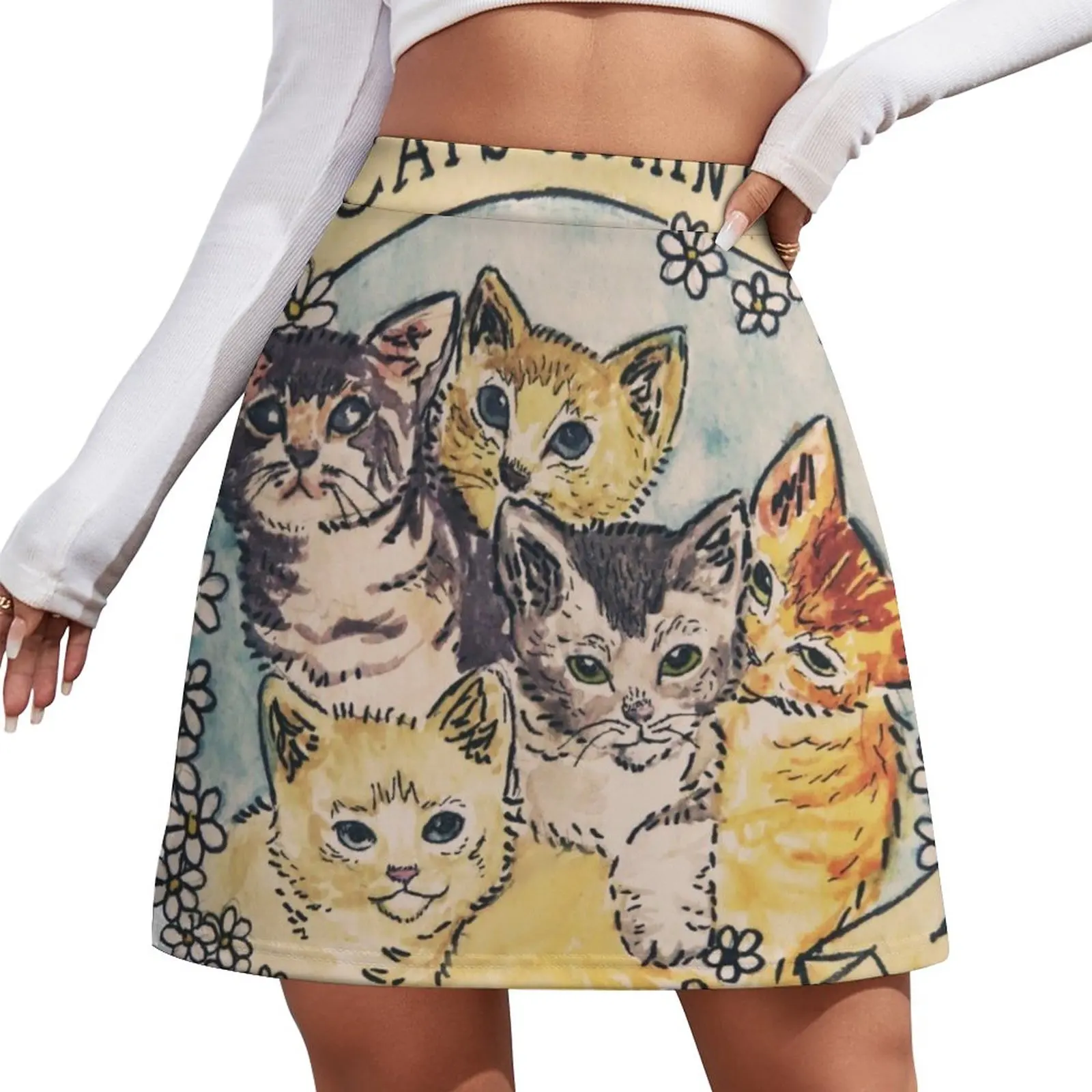 Cats Against Cat Calls ORIGINAL (SEE V2 IN MY SHOP) Mini Skirt Women's ...