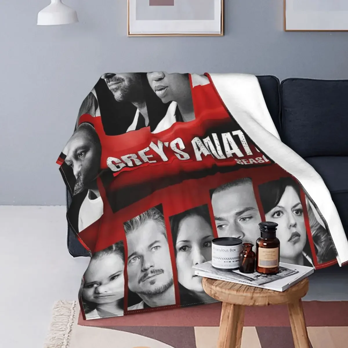 Grey-s-Anatomy-Vintage-Blanket-Meredith-Grey-Derek-Shepherd-Cristina ...