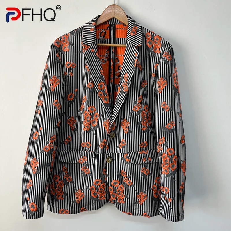PFHQ-Loose-Long-Sleeve-Striped-Jacquard-Weave-Causal-Blazers-For-Men ...