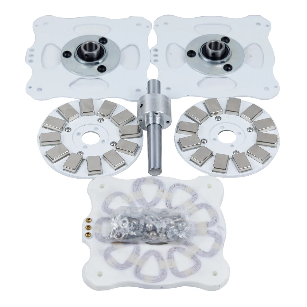 High-power-DIY-Disc-Permanent-Magnet-Ironless-Core-Generator-Low-speed ...