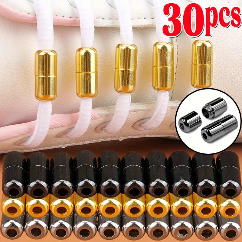 Shoelaces Semicircle Buckle Connector Quick Shoestring No Tie Button ...