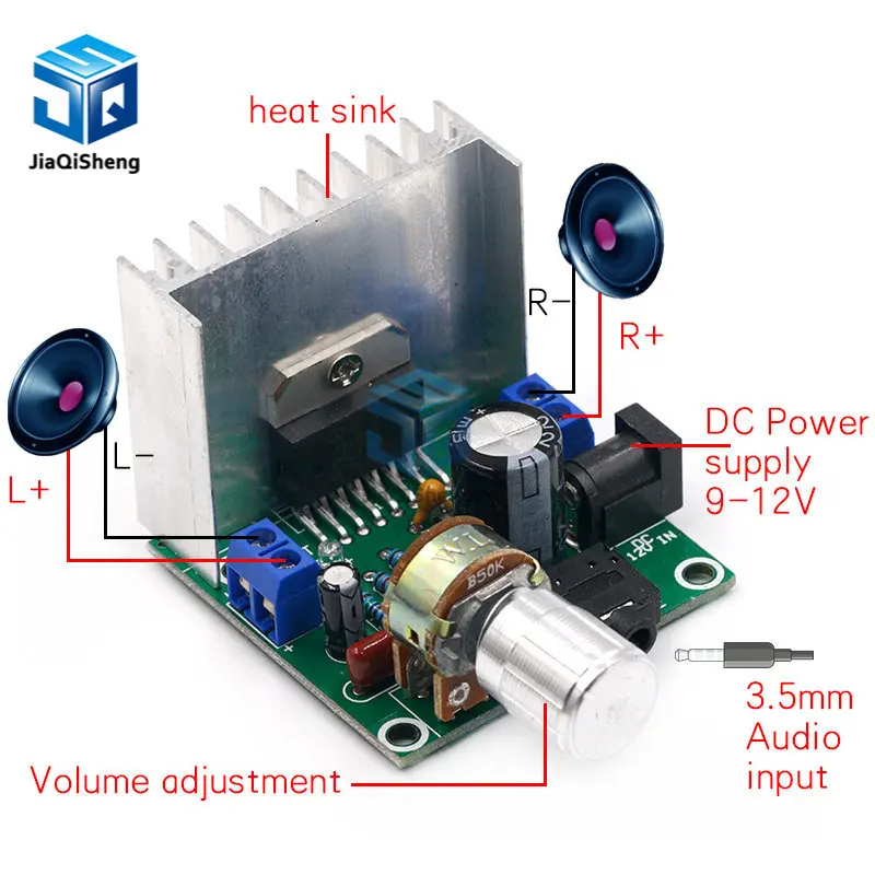 TDA7297-Audio-Amplifier-Board-Module-Dual-Channel-Parts-For-DIY-Kit ...
