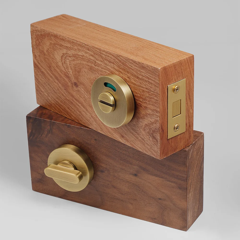 Dooroom Brass Lock Door Lock Bathroom Lock Privacy With Identification ...