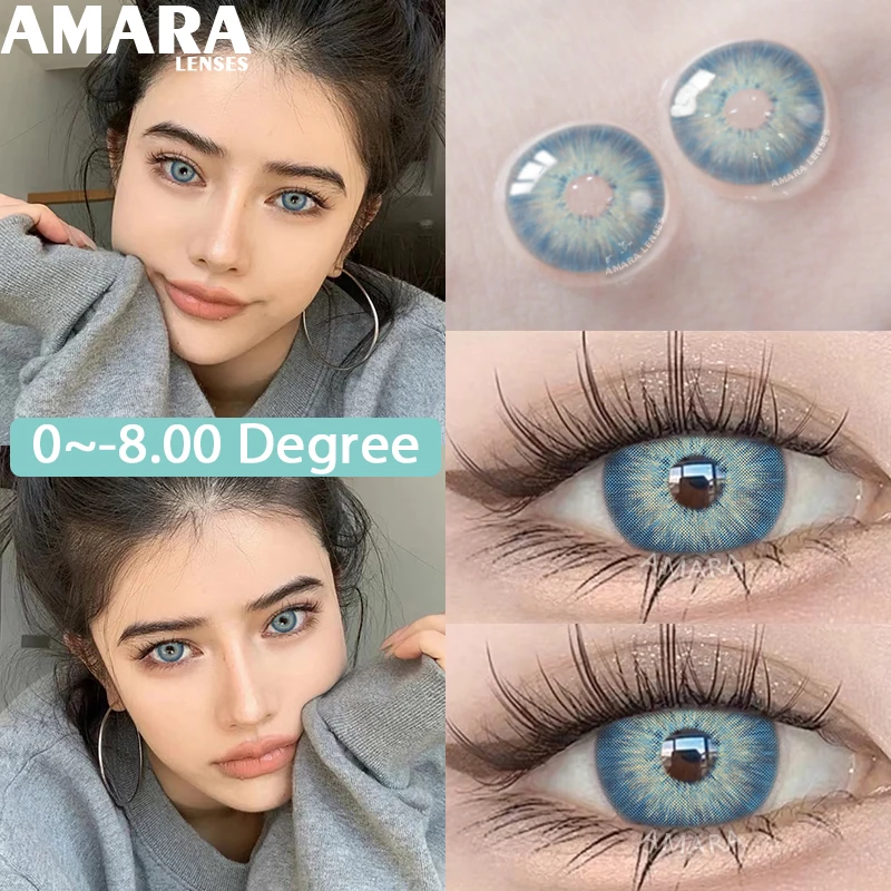 Amara-1-Paar-Bijziendheid-Lenzen-Kleur-Contactlenzen-Voor-Ogen-Lenzen ...