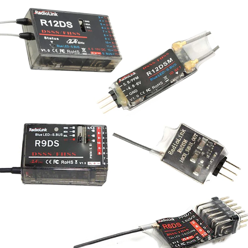 Radiolink-Rc-Receiver-R6DS-R6DSM-R9DS-R12DS-R12DSM-For-Radiolink-AT9 ...