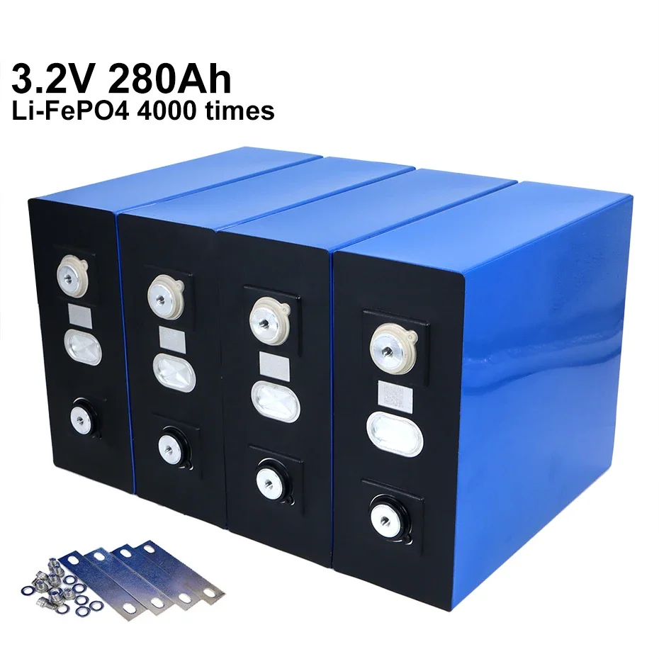 New-Lifepo4-3-2v-280ah-rechargeable-battery-3-2v-12V-280ah-battery ...
