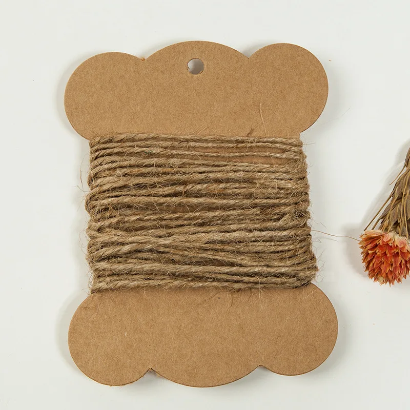 50pcs Big Large Kraft Paper Bobbins Floss Thread Ribbon Winding Winder ...