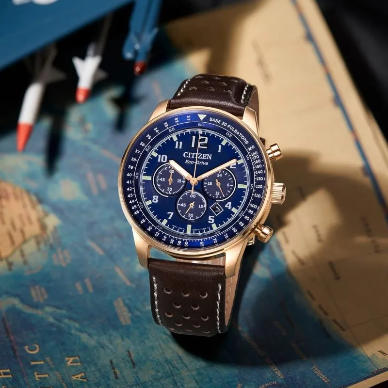 CITIZEN-quartz-watches-Three-Eye-Chronograph-Waterproof-Eco-Drive-Watch ...