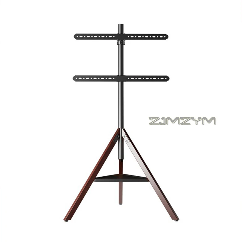 Universal-TV-Solid-Wood-Support-180-Adjustable-Silent-TV-Floor-Stand ...