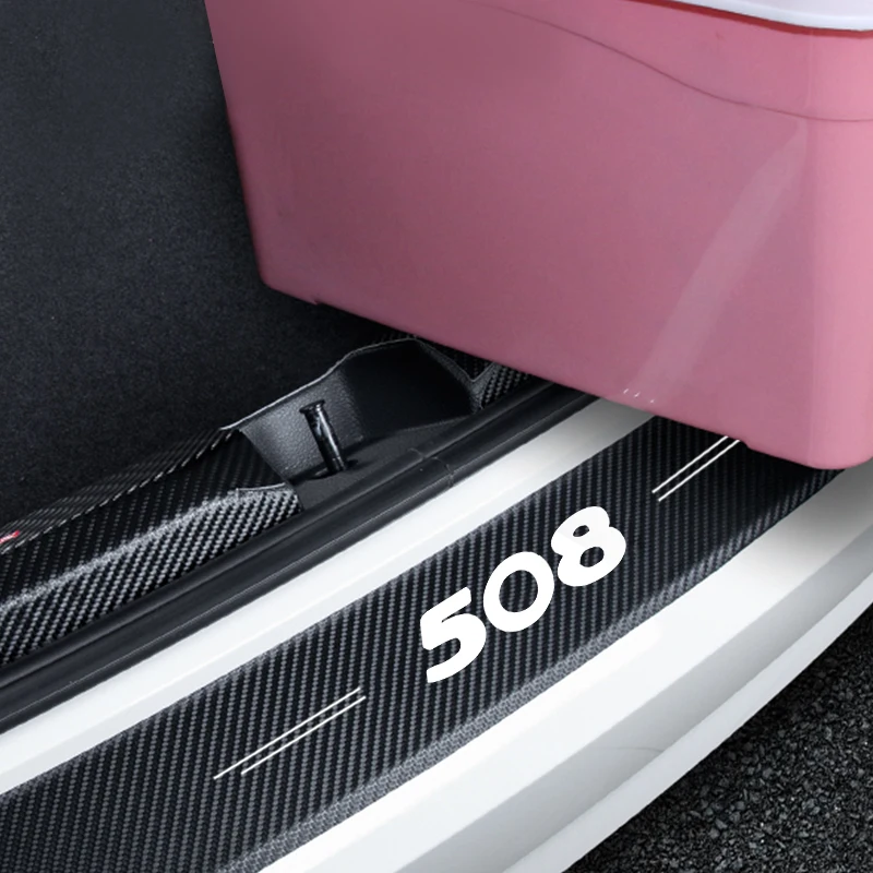 Coffre de voiture Pare chocs Arrière Autocollant pour Peugeot 508 Logo ...