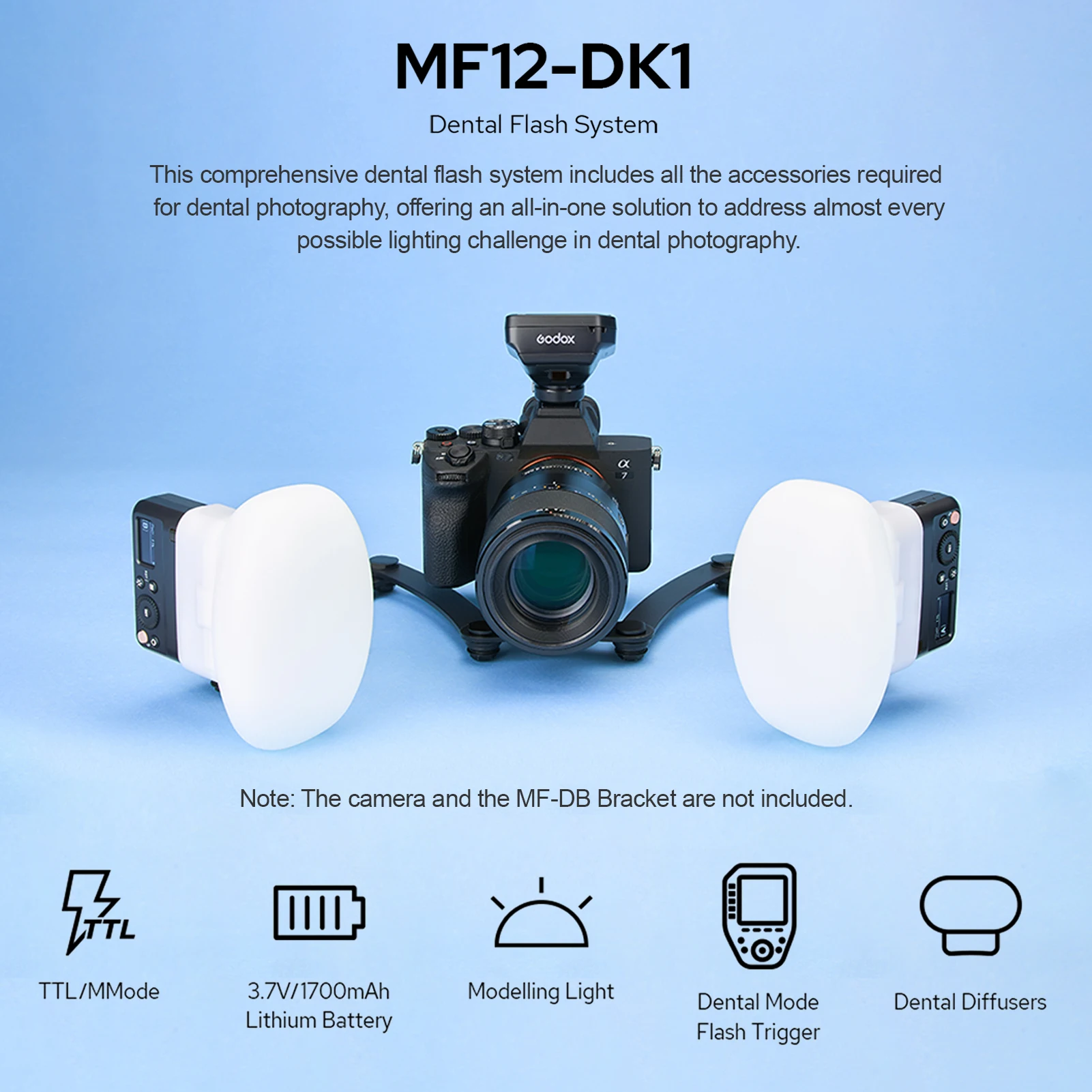 GODOX-MF12-DK1-Macro-Flash-Kit-Support-2-4G-Wireless-Control-TTL-M-Mode ...