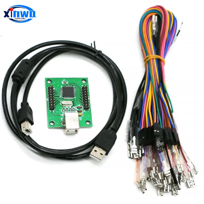2-Players-Xin-Mo-Dual-Arcade-Gmae-USB-Encoder-Print-Ps3-Pc-Stick-Board ...