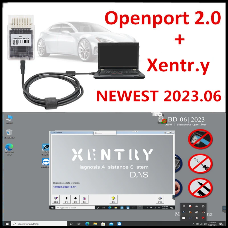 Newest-Xentry-2023-06-Diagnostic-Software-Remote-Install-with-Tactrix ...