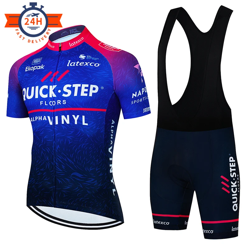 QUICK-STEP-Team-Cycling-jersey-Sets-Men-s-Cycling-Clothing-Summer-Short ...