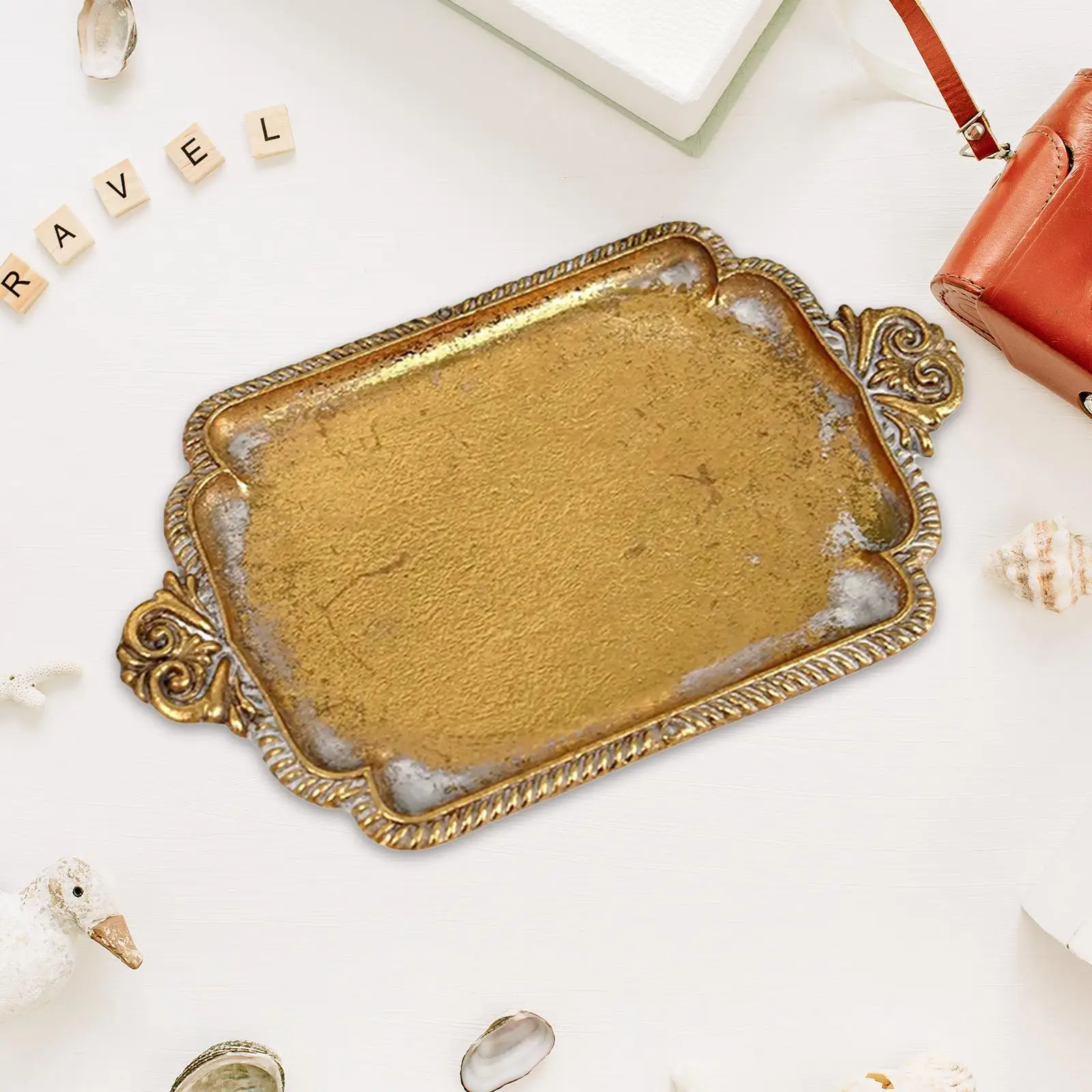 Small Jewelry Tray, Jewelry Holder, Multifunction Tabletop Versatile ...