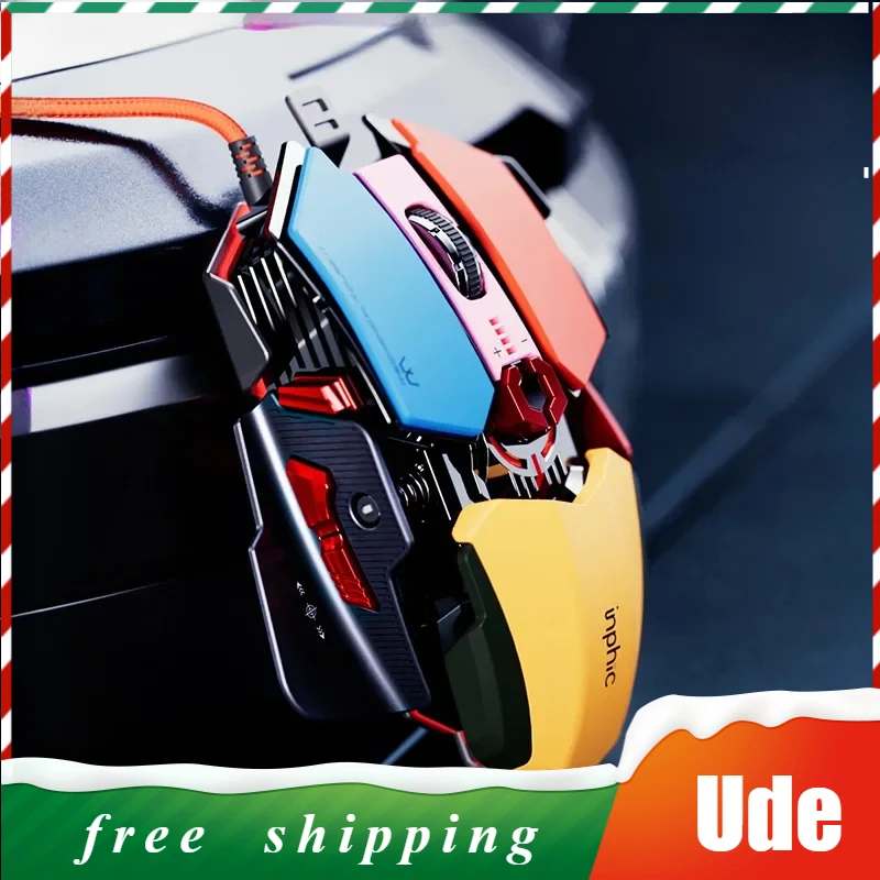 Rat-n-mec-nico-con-cable-PG6-perif-rico-ergon-mico-RGB-de-8-teclas ...