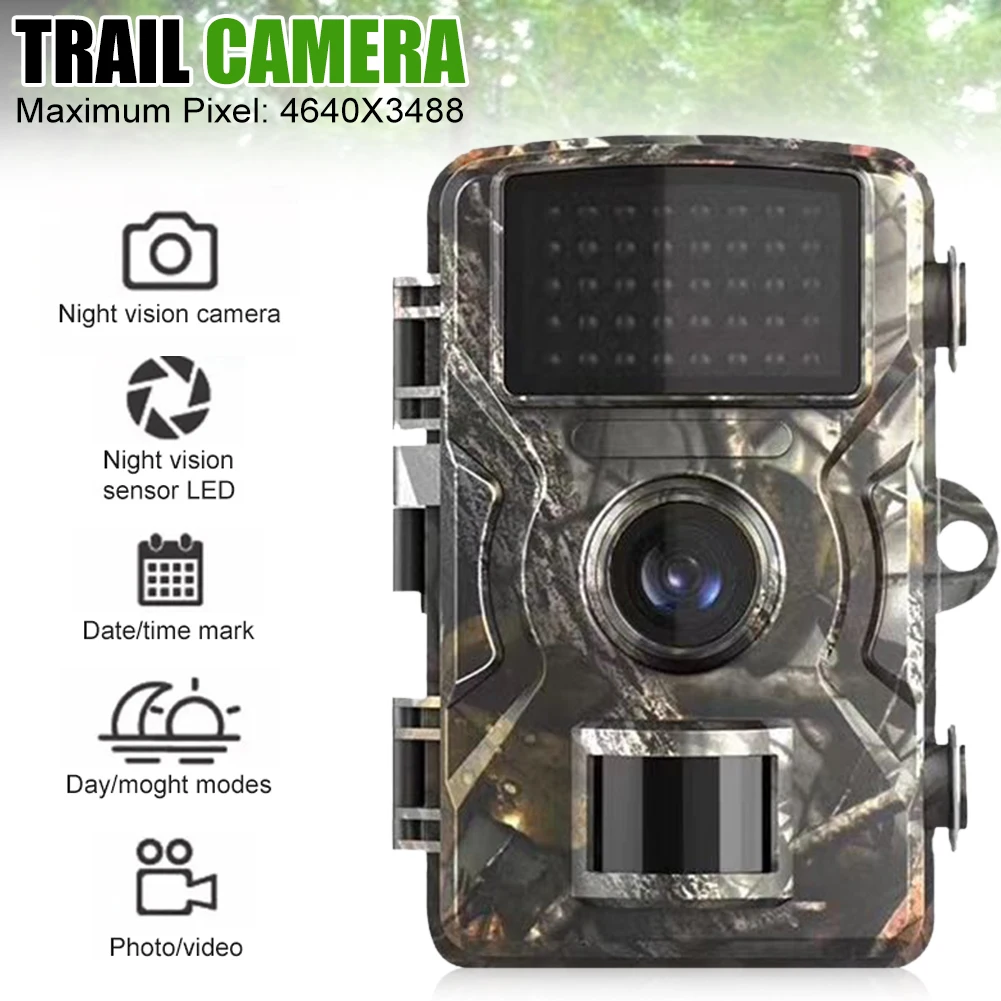 Mini Trail Camera 16mp 1080p Wildlife Scouting Camera With 12m Night ...