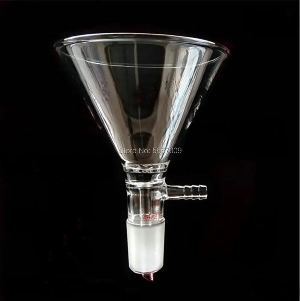 1Pcs Clear 60mm to 150mm Lab Glass Conical Filter Funnel Triangle ...