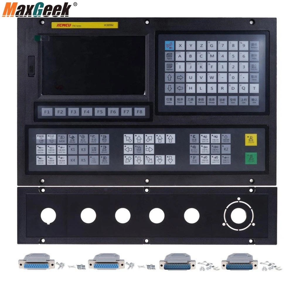 Maxgeek xcmcu xc809m 1/2/3/4/5/6 axis controlador cnc controlador de movimento cnc para fresar ...