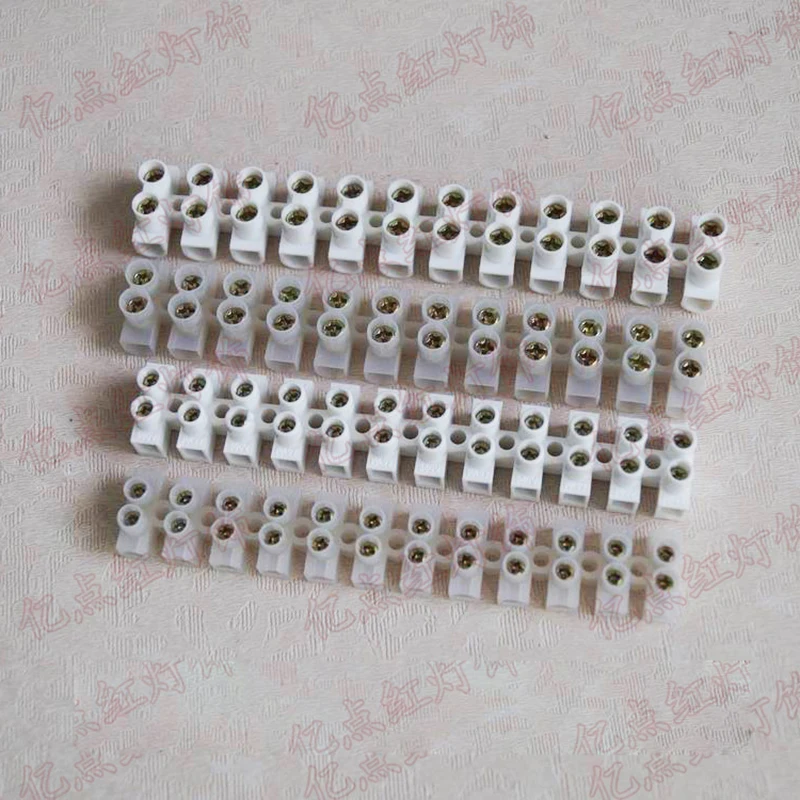 10A 20A Wiring Terminal Blocks White Transparent Wire Connectors ...