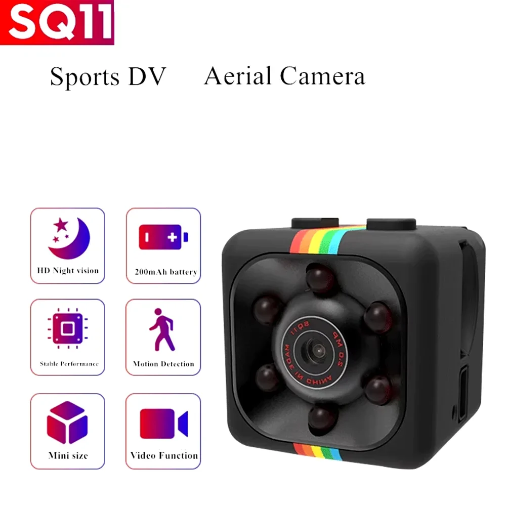 SQ11-Mini-Camera-Sports-Action-Cameras-HD-480P-Night-Car-DV-DVR-Easy-To ...