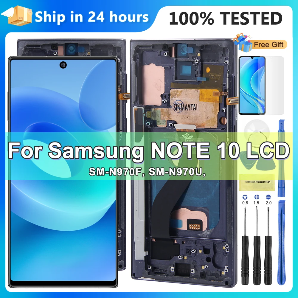 Display-Note-10-With-Frame-Replacement-Parts-For-Samsung-Note-10-N970F-Note10-N970-N9700-LCD.jpg