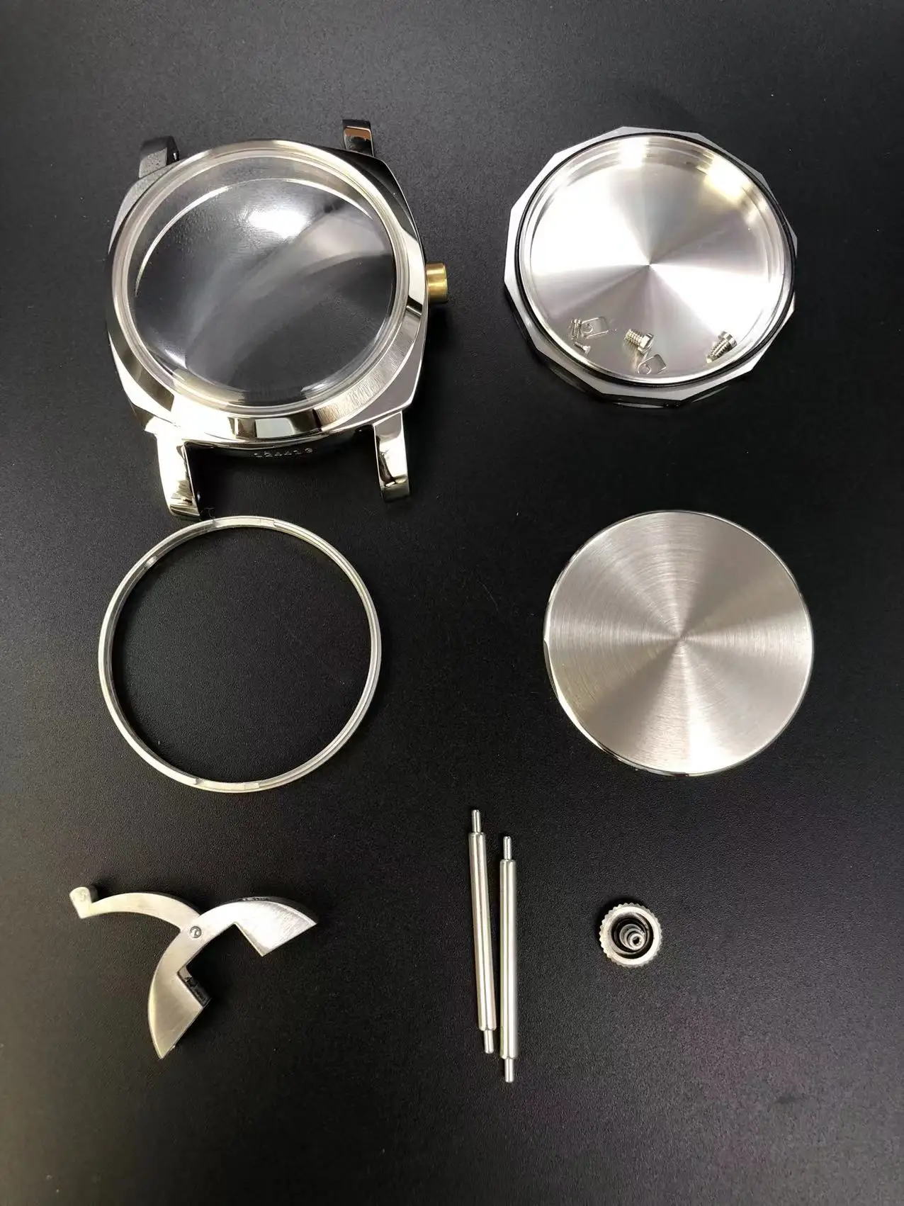 47mm-PAM-Stainless-Steel-Watch-Case-Solid-Case-Back-Fit-ETA-6497-6498 ...