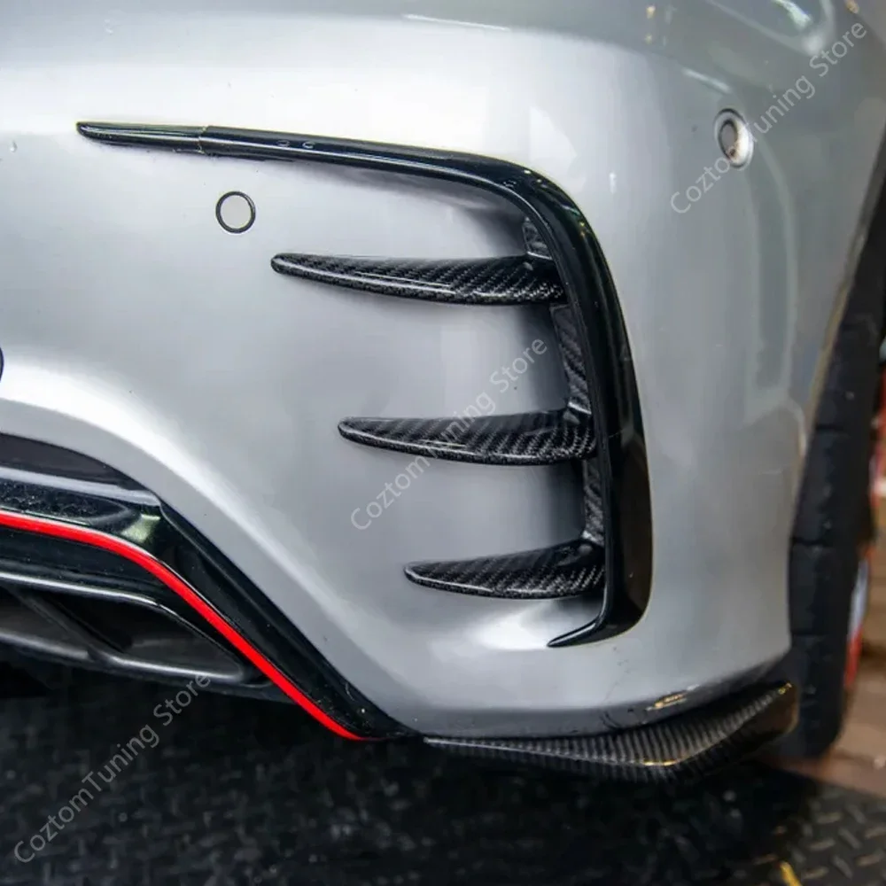 For-Mercedes-W176-Rear-Bumper-Flics-A-Class-A180-A200-A250-A35-A45-AMG ...