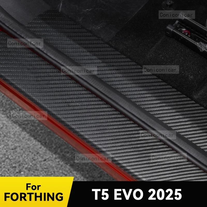 For FORTHING T5 EVO 2025 Car Door Sill Scuff Plate Pedal Decor Carbon ...