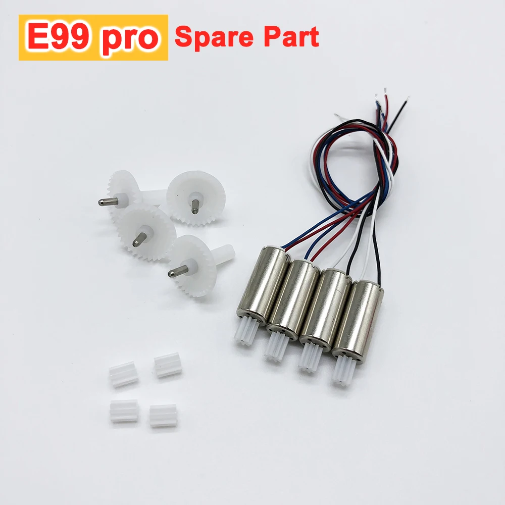E99 pro Drone Spare Part Motor Engine CW CCW Motor / Big Gear / Small ...