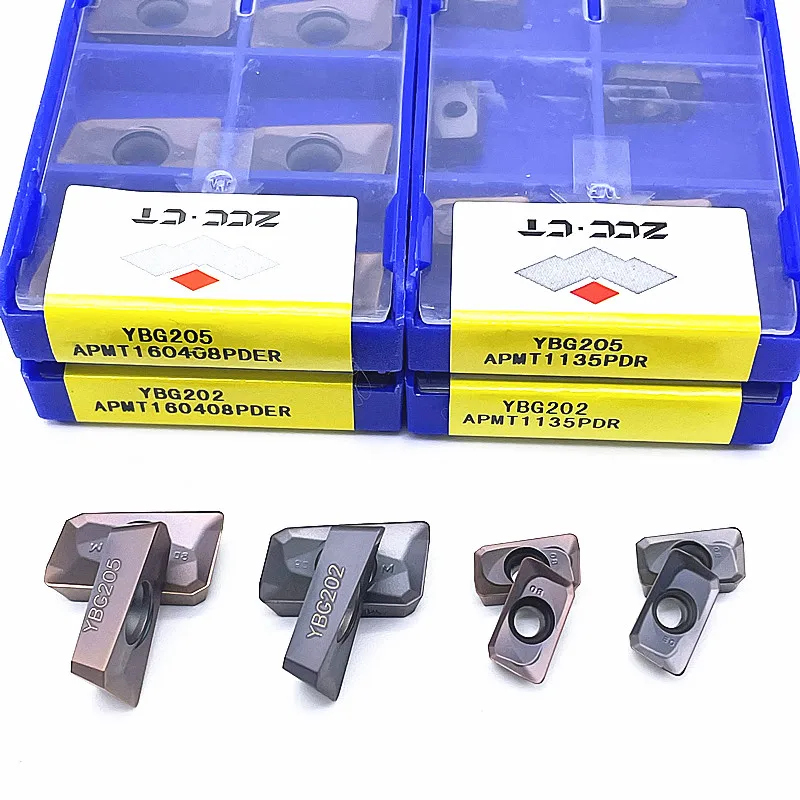 APMT1135PDR YBG205 YBG202 APMT160408PDER YBG205 carbide inserts ...