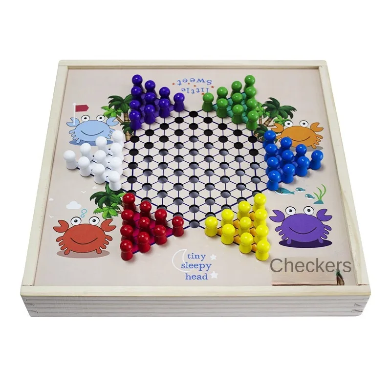 Checkers-Flying-Chess-Gobang-Chess-Children-S-Chess-Multifunctional ...