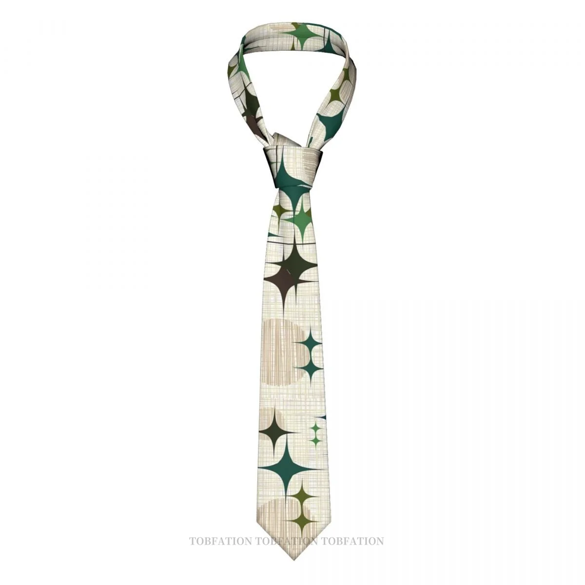 Eames-Era-Corbata-con-estampado-3D-de-Starbursts-y-globos-corbata-de ...