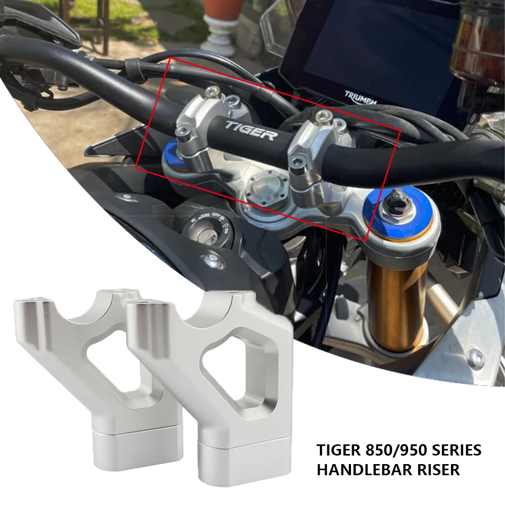 New-Handlebar-Riser-Clamp-For-Triumph-Tiger-800-900-Explorador-1200XR ...