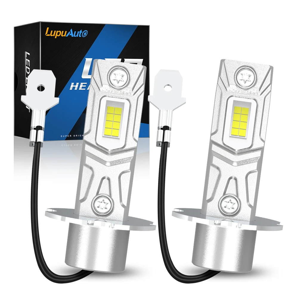 2Pcs-H3-LED-Headlight-Bulb-Canbus-High-Power-90W-20000LM-Car-Head-Fog ...