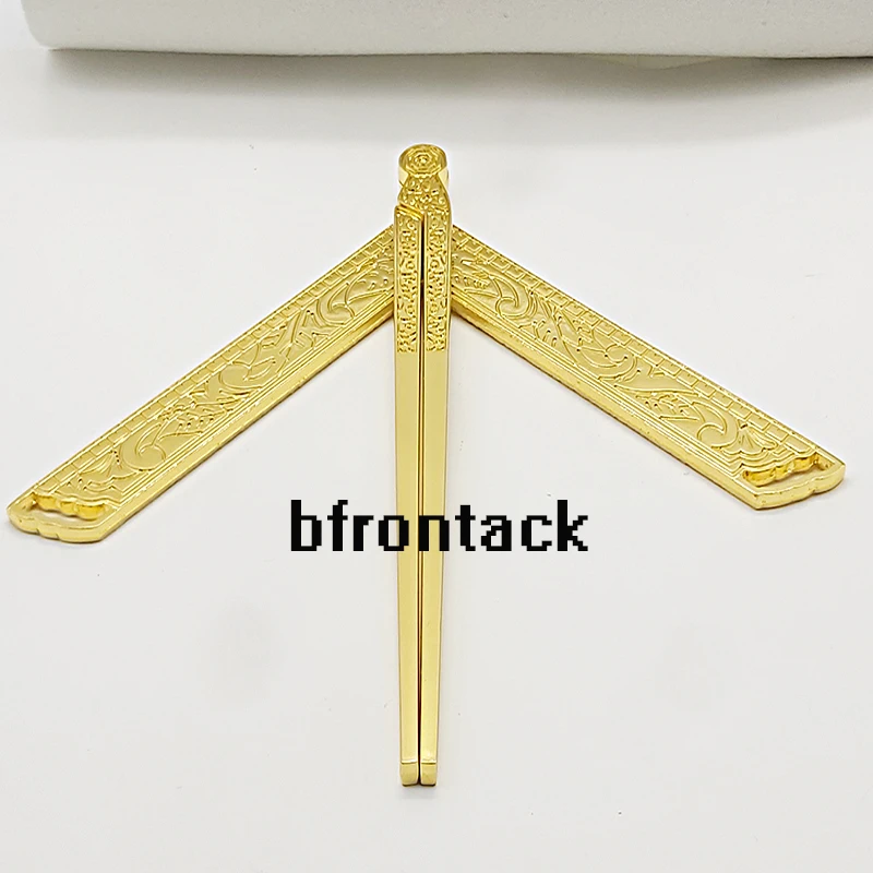 2-piece-set-Compass-and-ruler-Masonics-hotel-etiquette-main-square-and ...