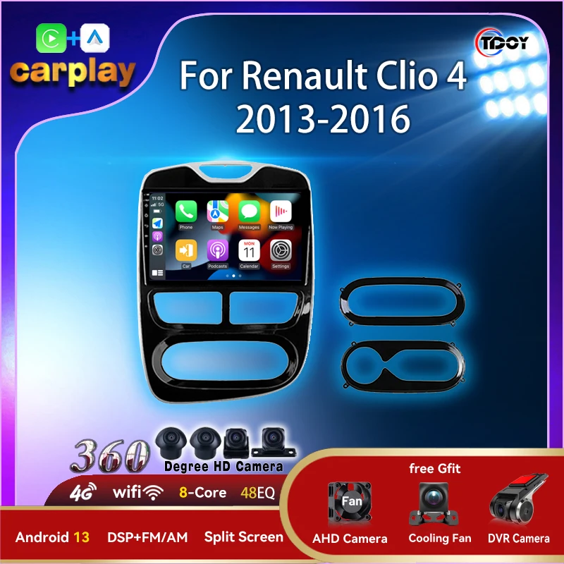 Car-Radio-For-Renault-Clio-4-2013-2016-Autoradio-Multimedia-Carplay ...