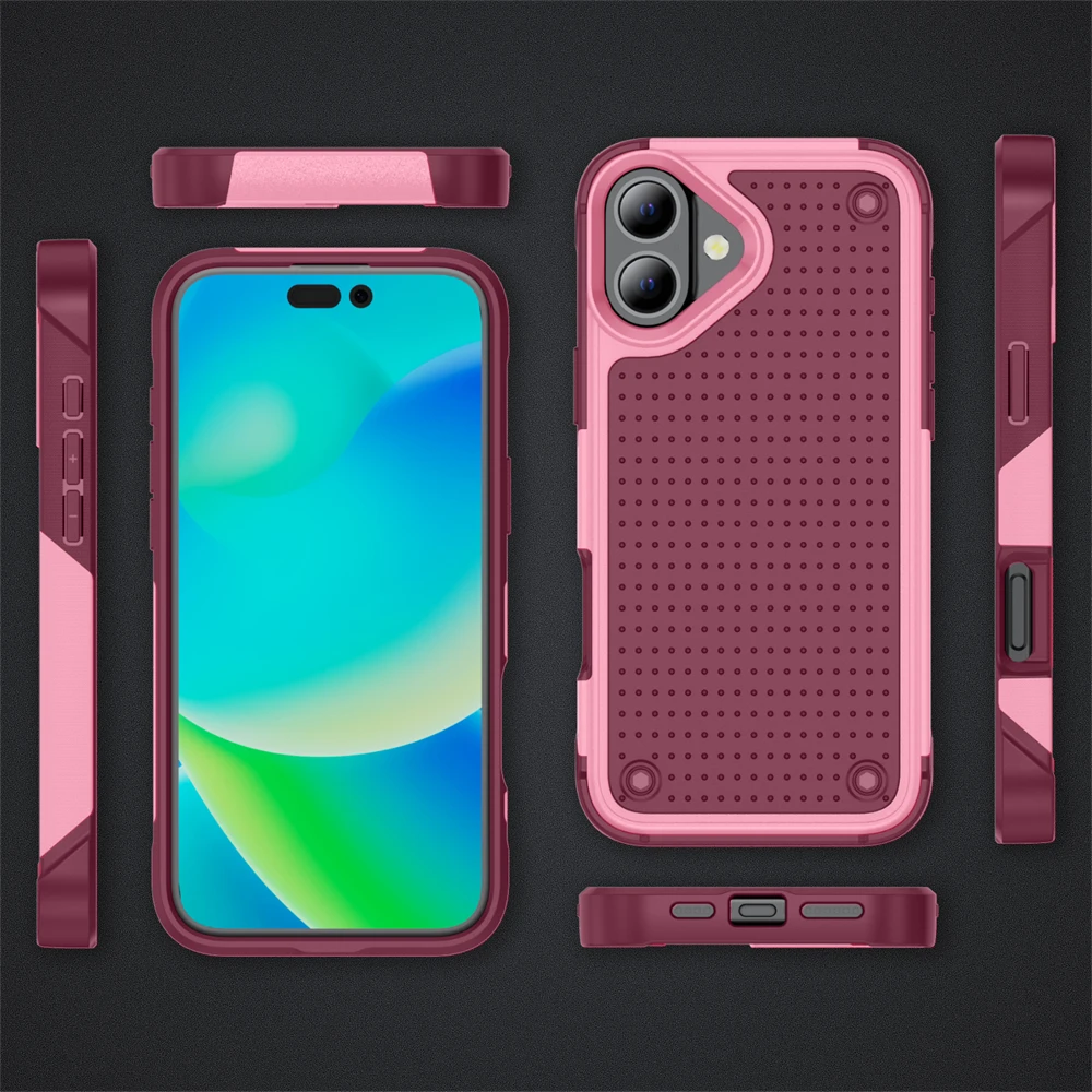 Shockproof Military Armor Phone Cases For iPhone 17 16 Pro Max Air 11 ...