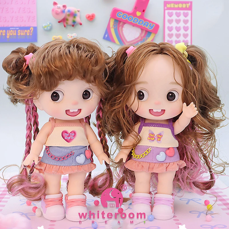 Doll-For-Girl-Dopamine-Series-22cm-Height-Chubby-Dolls-Smile-Baby-Long ...