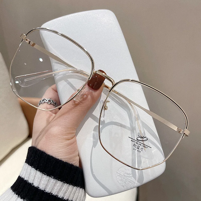 Monturas De Gafas De Mujer Con Forma Cuadrada De Gran Tamaño Montura