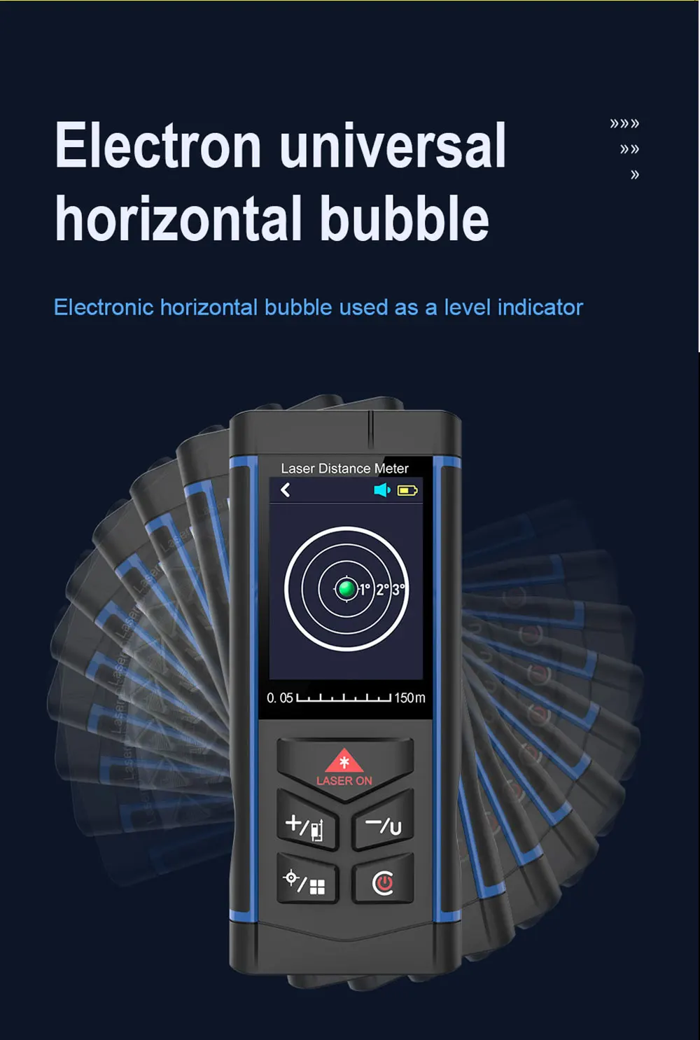 Портативный уличный лазерный дальномер с камерой, 100/150/200 м ...