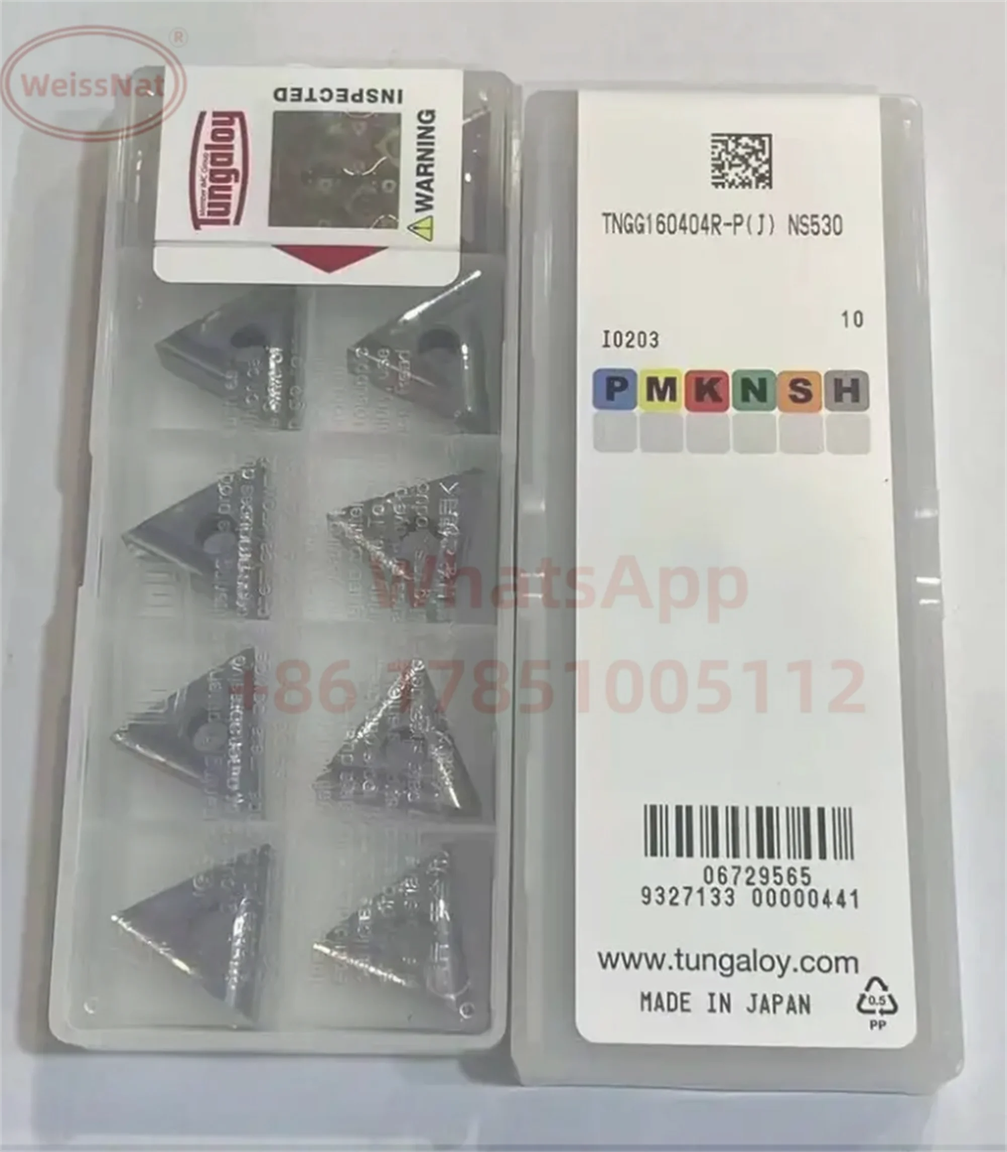 100-Original-TUNGALOY-carbide-insert-CNMG-TNGG-DNMG-NS530-Cermet ...