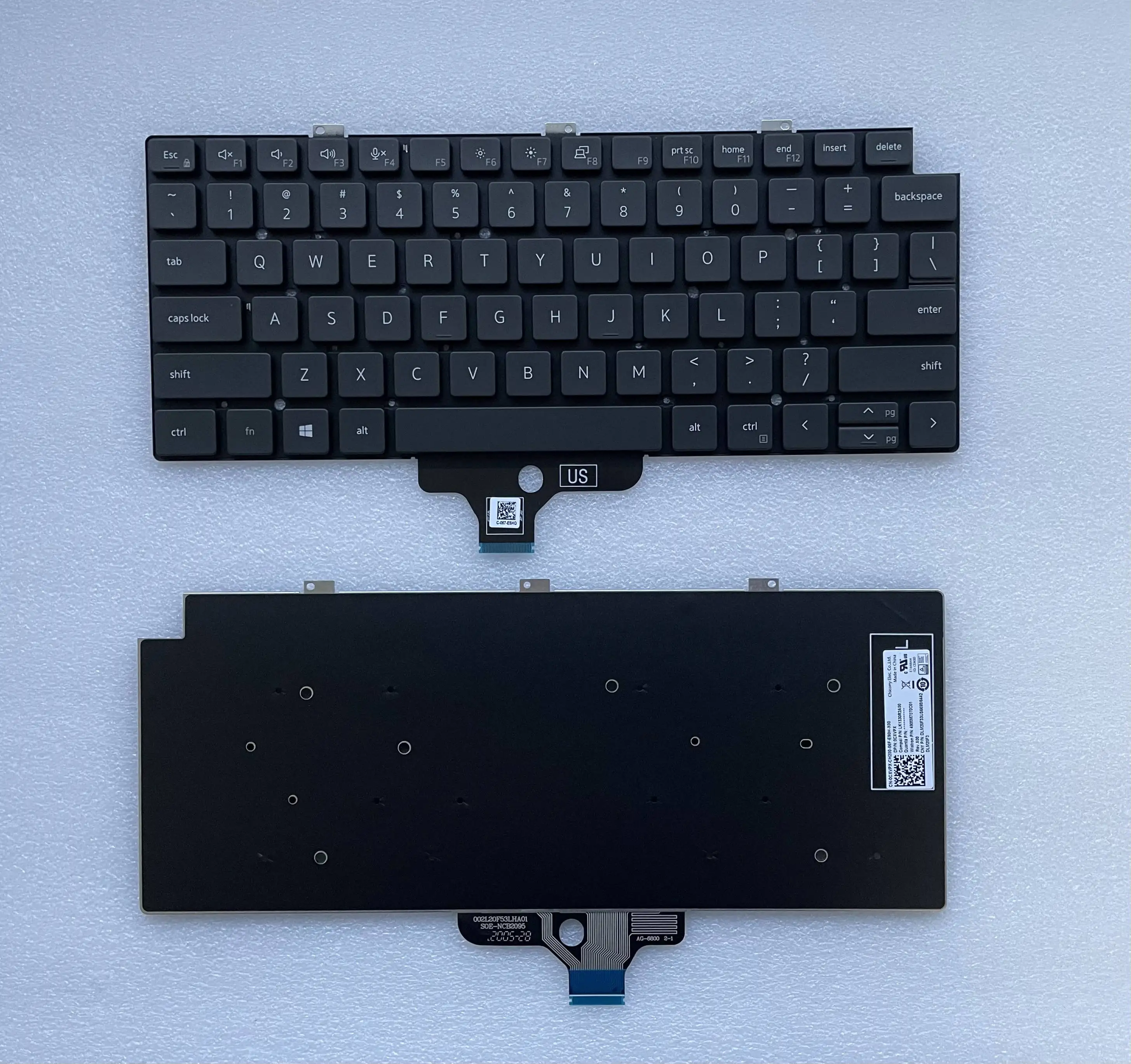 New US English For DELL Latitude 7320 NoBacklight Black Notebook Laptop ...