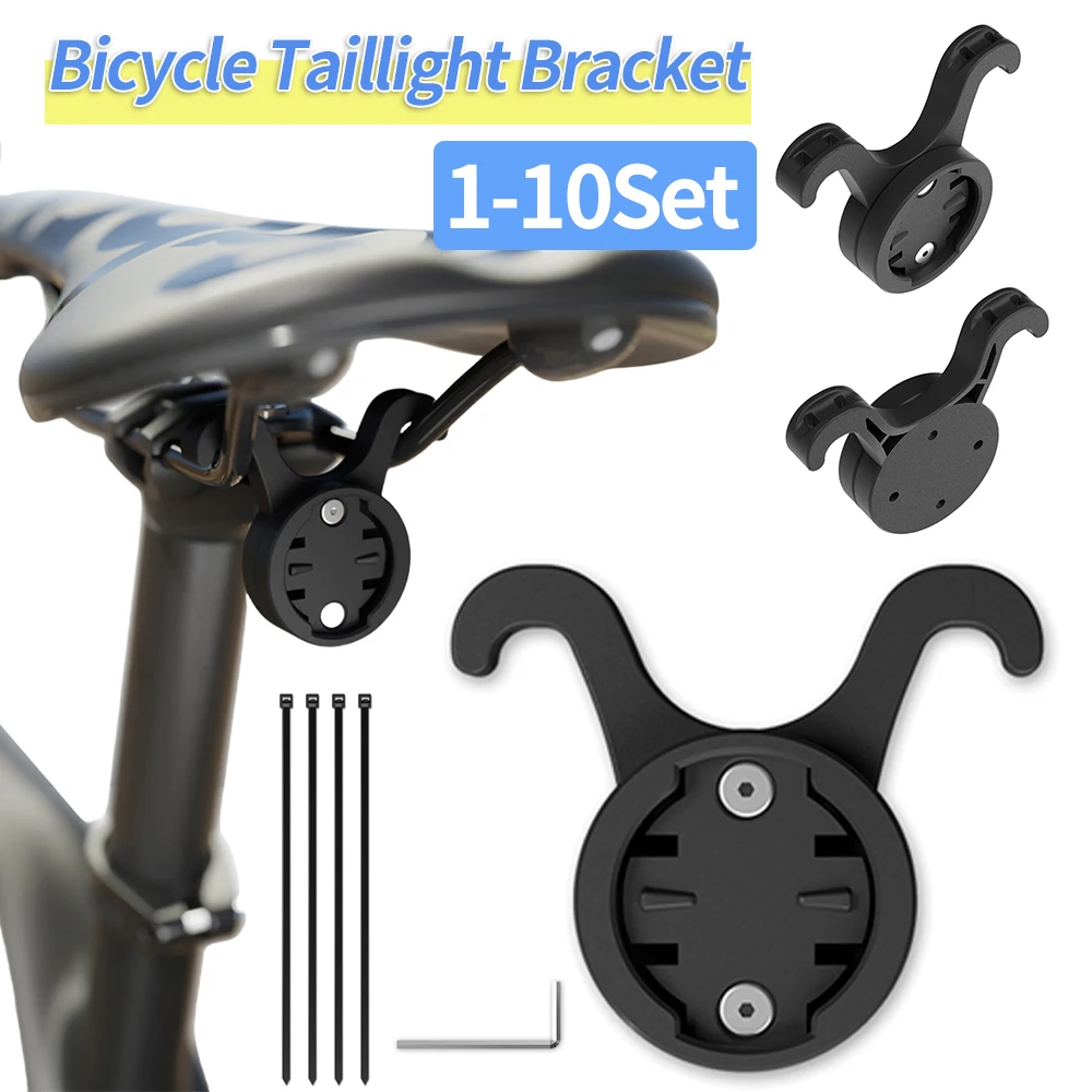 Bicycle-Saddle-Lamp-Mount-Anti-Slip-Bike-Seatpost-Bracket-Shockproof ...