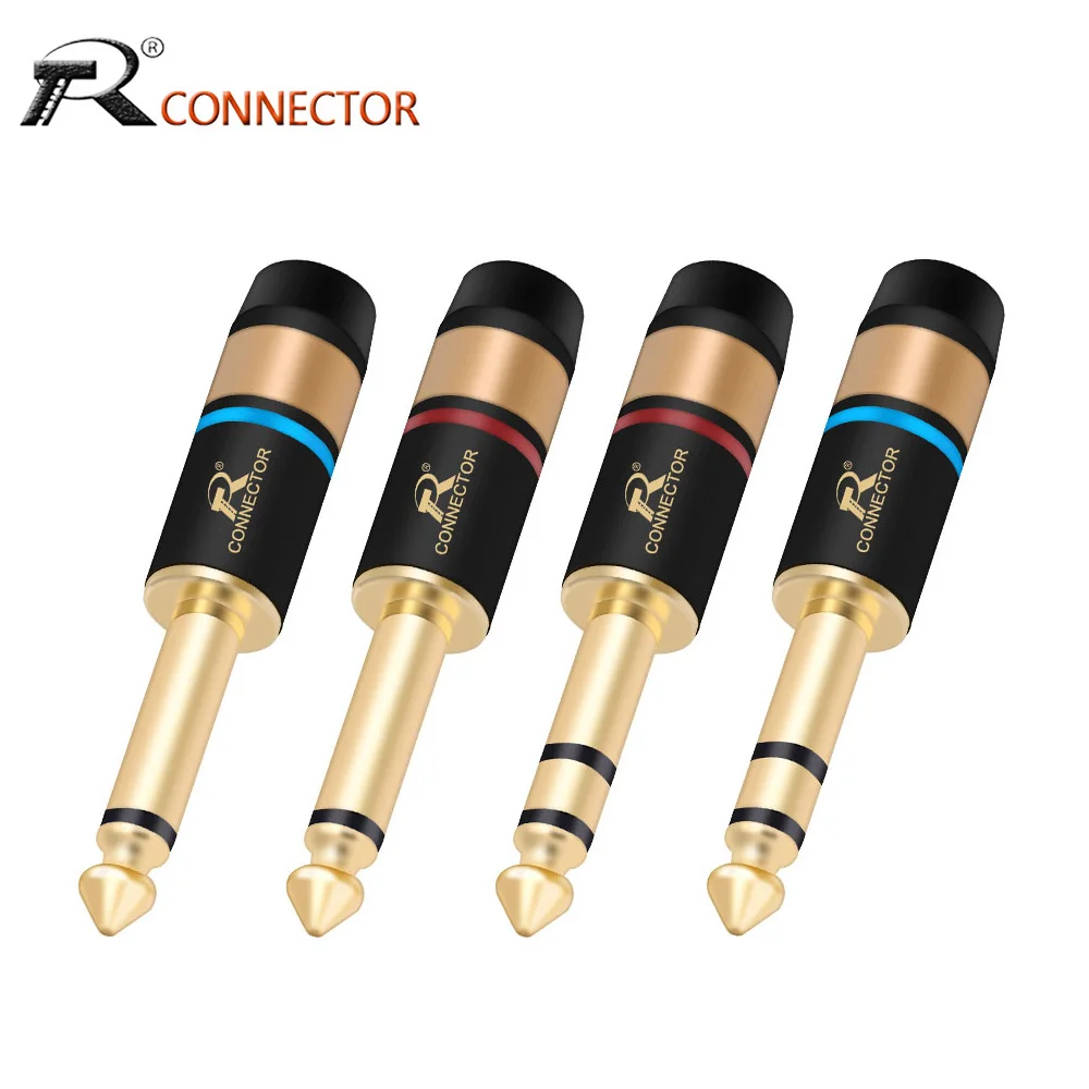 Mono Connector Microphone Plug | Mono Male Plug Wire Connector - 1pc 6 ...